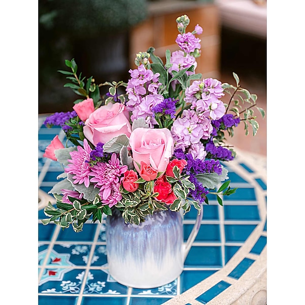 Elliptical Flower Arrangement Rosie Posie Arrangement In Shipshewana,