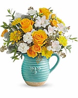 Teleflora's Bee Joyful Bouquet in Grafton WI - Bloomin Olive, LLC