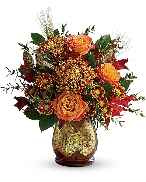 Teleflora Fall Fields Of Europe Flower Delivery In Chicago IL Flowers