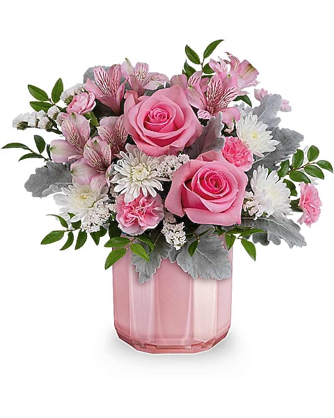 Telelfora T18 2a S Pink Pink Teleflora's Blushing Beauty In Far