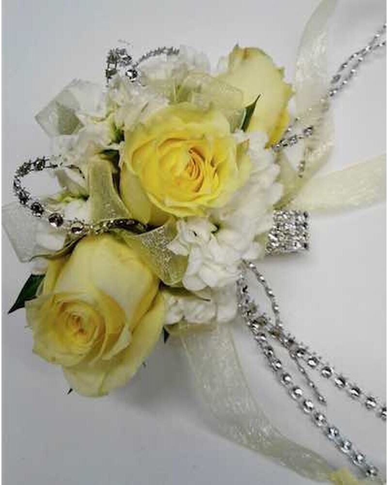 Yellow rose corsage store