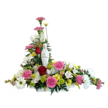 L Shaped Flower Arrangement