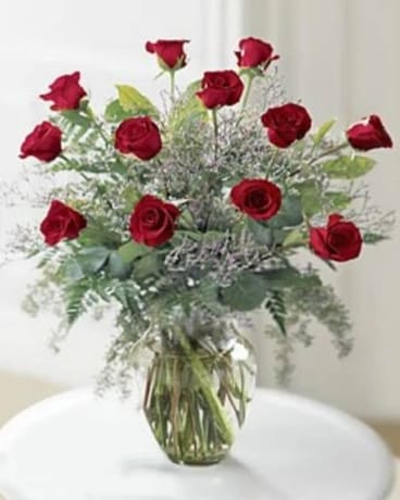 Dozen Roses With Filler in San Diego CA - Flowers by Coley