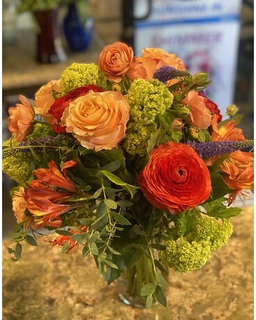 Ranunculus and Roses in Berkeley CA - Solano Flower Shop