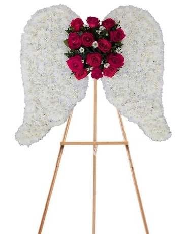 Angel Wings Hot Pink Rose ~ Custom Standing in Mission Hills CA ...