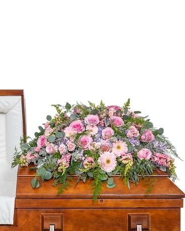 Glorious Garden Casket Spray in New Albany IN - Nance Floral Shoppe