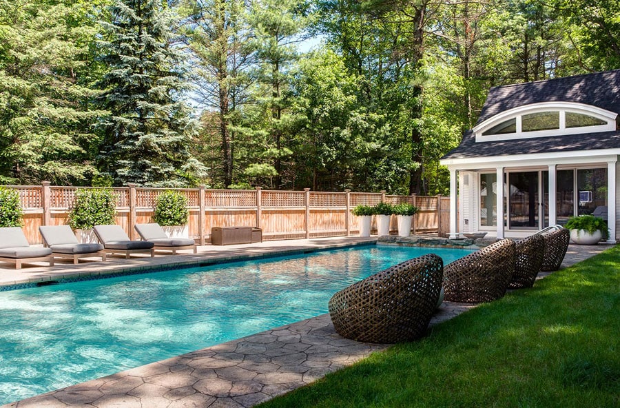 Wooded Poolside & Patio Gallery | Winston Flowers