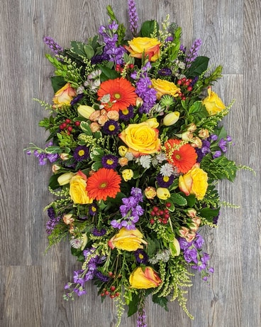 Standing Sprays & Wreaths Delivery Walpole MA - Flowers & More Design ...