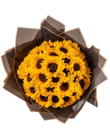 Three Dozen Sunflower Ramo Buchón - Denver, CO | Lehrer's Flowers