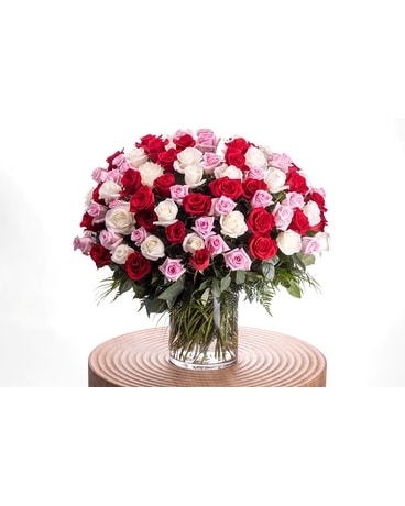 100 Romantic Roses - Fort Myers, FL | Fort Myers Florist