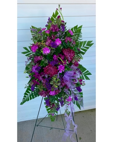 ROYAL REMEMBRANCE STANDING SPRAY in New Bern NC - Odham's Flower Shop