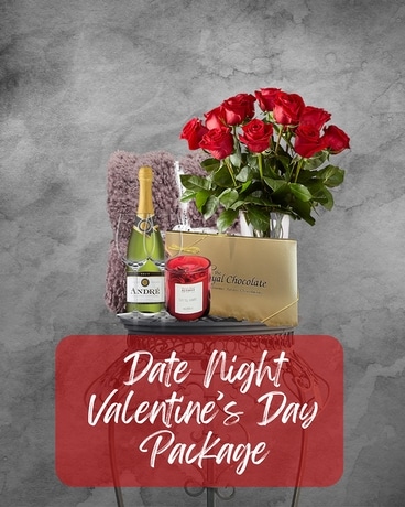 Date Night Valentine's Day Package in Norfolk VA - The Sunflower Florist