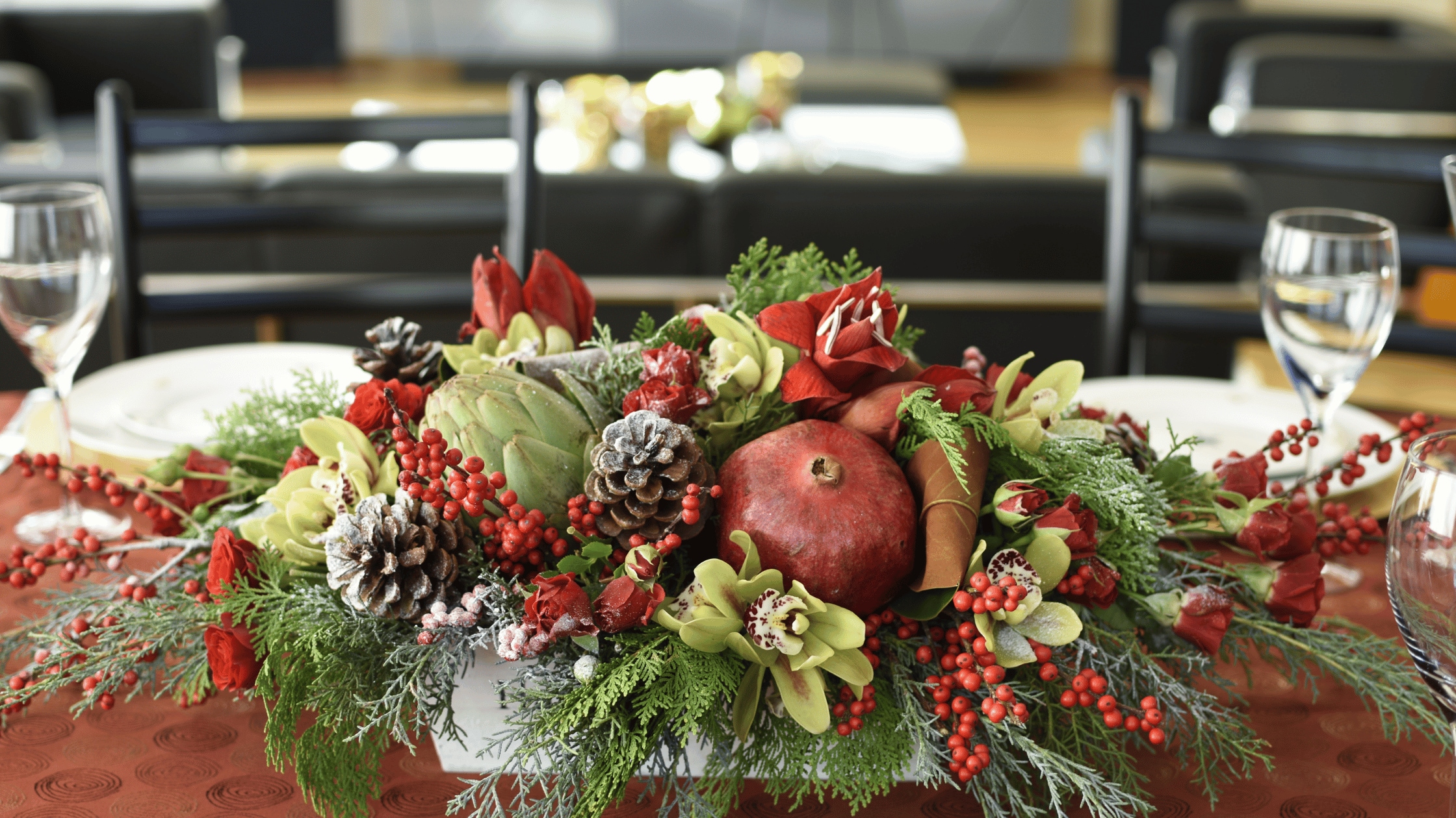 Xmas floral decorations store