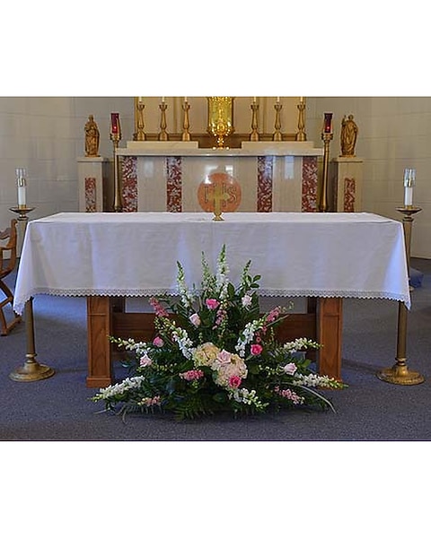 Hydrangea Altar Arrangements