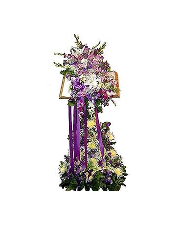 Bible Funeral Flower