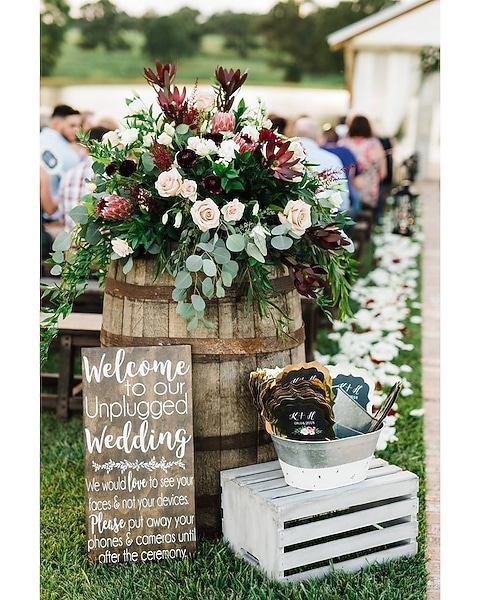 Whiskey Barrel Wedding