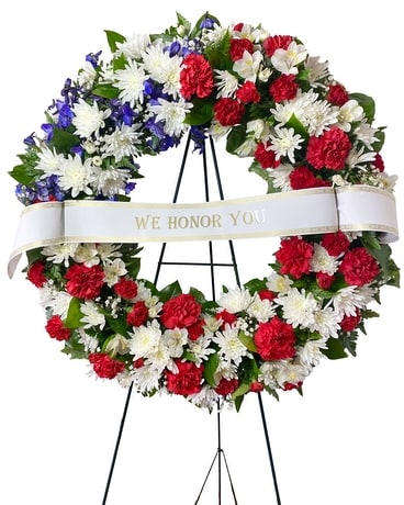 Patriot's Honor Wreath in Tempe AZ - Watson's Florist & Flower Delivery