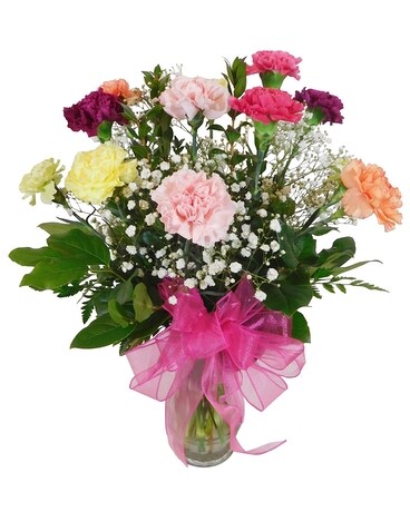 Mixed Dozen Carnations in Tempe AZ - Watson's Florist & Flower Delivery