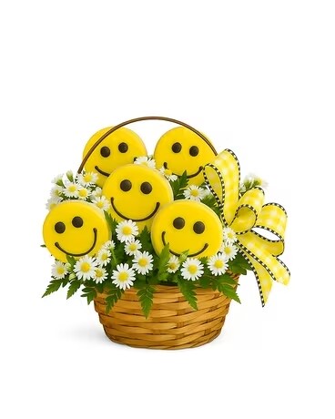 Smiley Face Cookie Bouquet in Portland OR - Portland Florist Shop