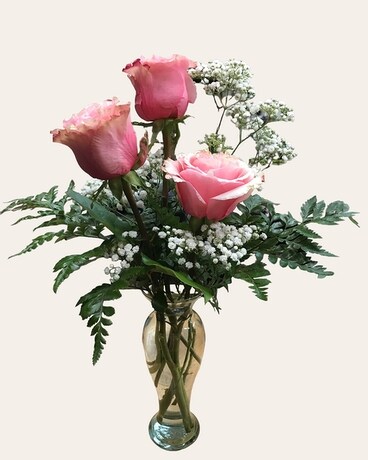 3 Roses(109V) in Dallas TX - Petals & Stems Florist
