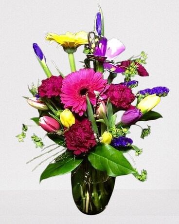 Spring Iris Bouquet in Calgary AB - Michelle's Floral Boutique