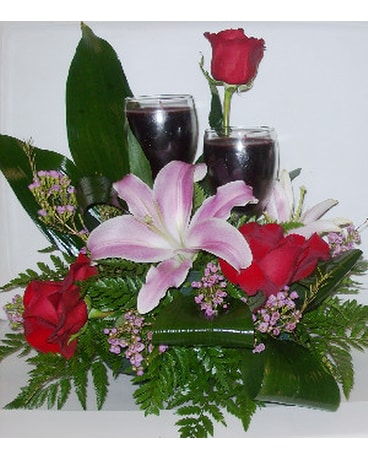 CANDLE ARRANGEMENT in Bloomfield NM - Bloomfield Florist