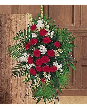 Standing Sprays & Wreaths Delivery Shawano WI - Ollie's Flowers Inc.