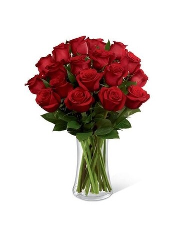 18 Long Stem Roses in Fond Du Lac WI - Haentze Floral Co