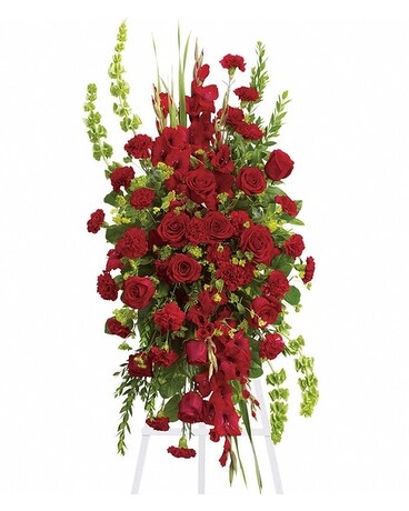 Care and Compassion Standing Spray in Fond Du Lac WI - Haentze Floral Co