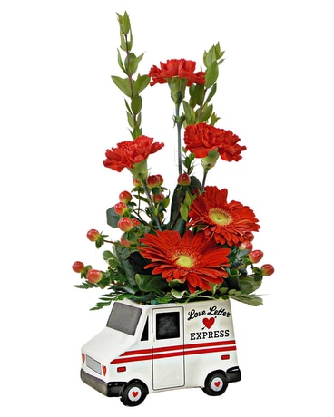 Fire Truck Flower Arrangement | Best Flower Site