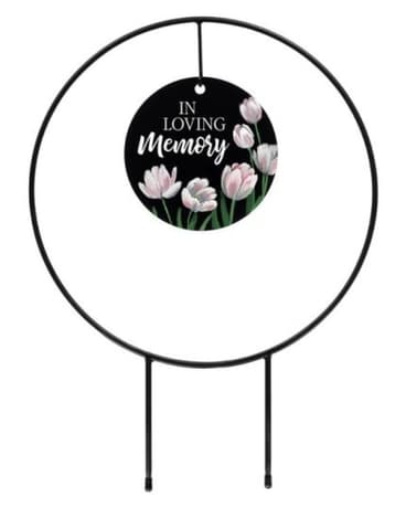 "In Loving Memory" Plant Trellis to Toledo, OH - Beautiful Blooms by Jen