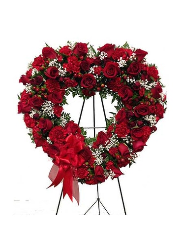 Red Open Heart in Owings Mills area - Raimondi's Florist