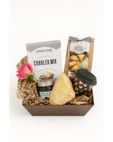 Easy Gourmet Mixes Gift Box with Scone, Jam & Hot Chocolate | Portland ...