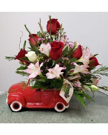 Fire Truck Flower Arrangement | Best Flower Site
