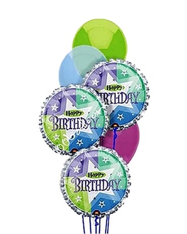 Delightful Birthday Balloons - 1-800 Balloons