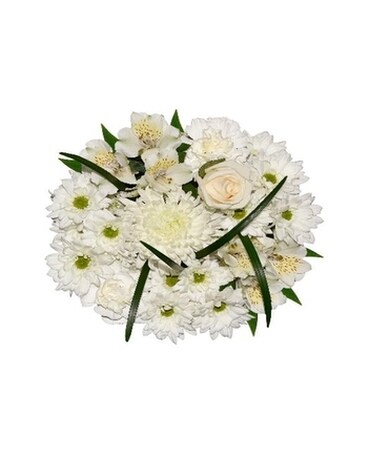 All White Graduation Bouquet in Lansdale PA - Genuardi Florist