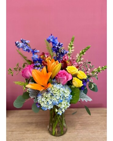 Colors Of The Rainbow Bouquet in Hendersonville TN - Brown's Florist