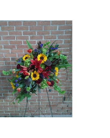 Standing Sprays & Wreaths Delivery Ellicott City MD - The Flower Basket ...