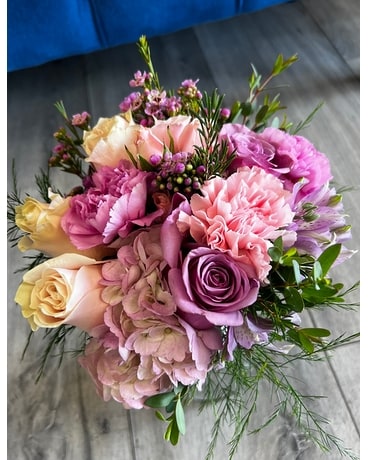 Pinks - Lavender in Raleigh NC - Gingerbread House Florist - Raleigh NC
