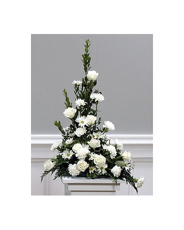 L Shaped Flower Arrangement