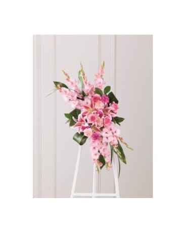 The FTD Sweet Farewell Standing Spray in Southfield MI - Thrifty Florist