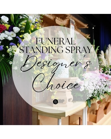 Designers Choice Standing Spray in Chico CA - Flowers By Rachelle