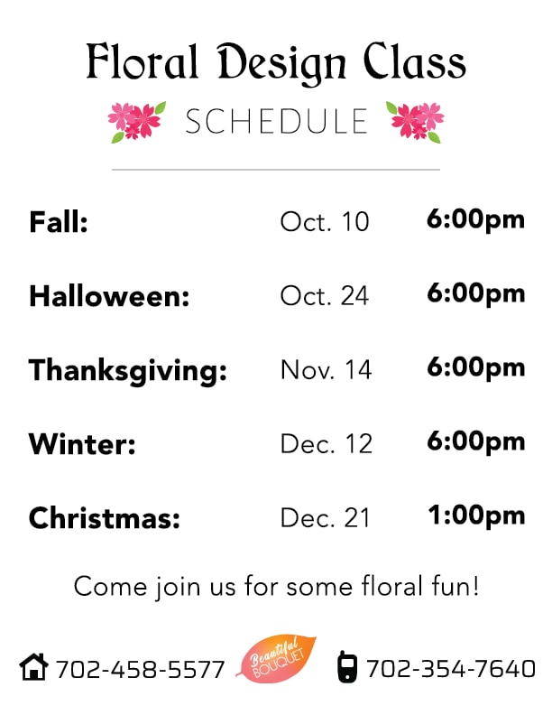 Floral Design Classes Henderson Florist | Beautiful Bouquet Florist Floral Design Classes Henderson Florist | Beautiful Bouquet Florist