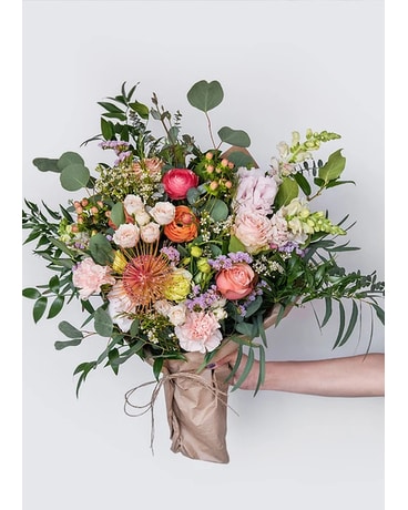 WRAPPED FLOWER BOUQUETS in Olean NY - Mandy's Flowers