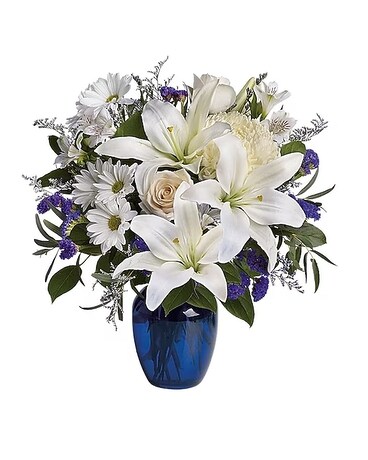 Beautiful In Blue - Sympathy in Fredericksburg VA - Finishing Touch ...