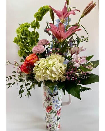 Floral Tumbler Bouquet in Fredericksburg VA - Finishing Touch Florist ...