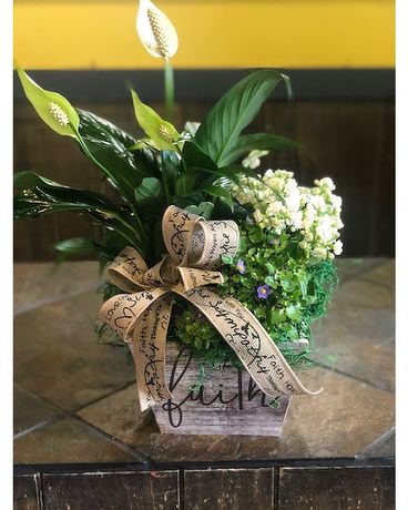 Faith Dish Garden Planter in Ambridge PA - Heritage Floral Shoppe ...