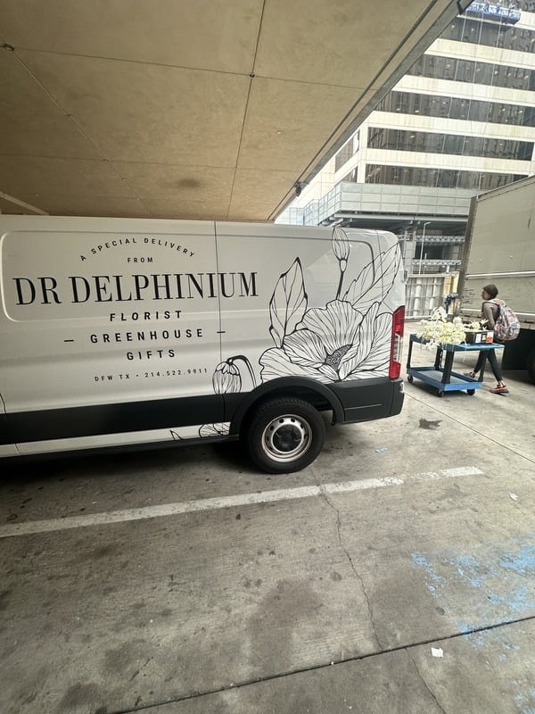 Weekly Flowers Dallas | Delivery & Install | Dr Delphinium
